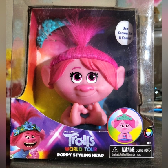 Dreamworks | Toys | Dreamworks Trolls Band Together Poppy Styling Head ...